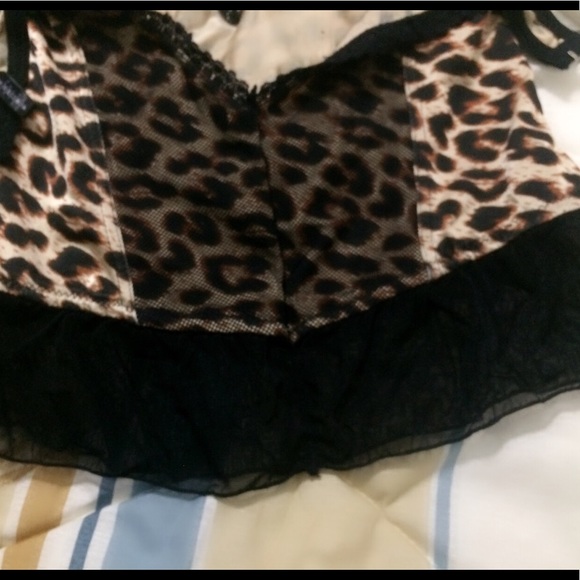 Bodyrage | Intimates & Sleepwear | Leopard Print Corset Top | Poshmark